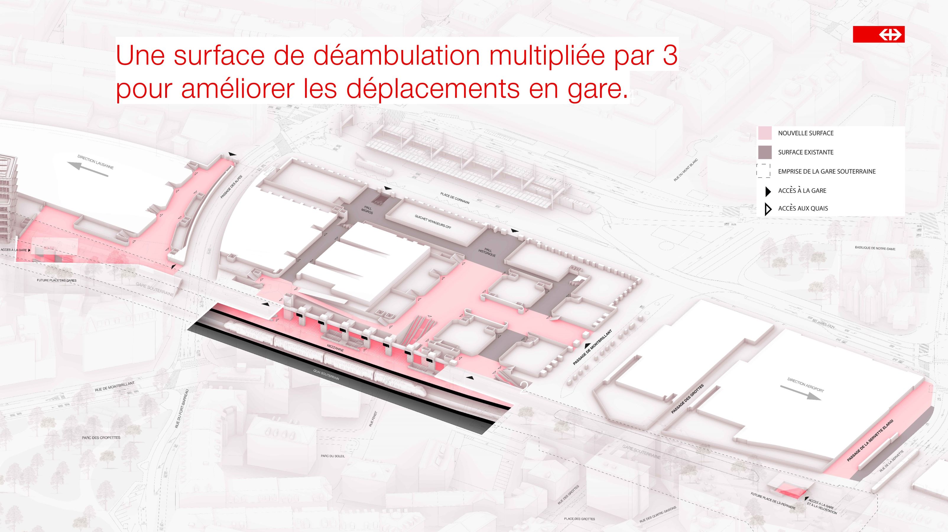 Genève: gare souterraine | CFF